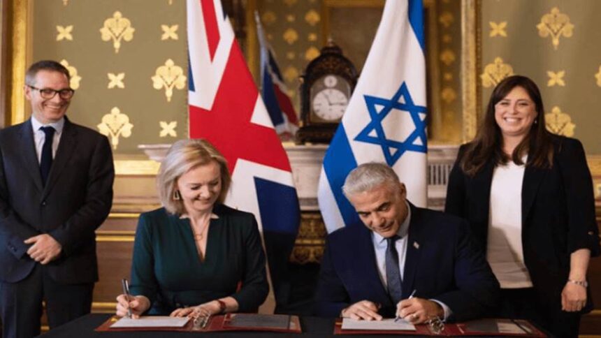 ΟΙ ΥΠΟΥΡΓΟΙ ΕΞΩΤΕΡΙΚΩΝ ΤΗΣ ΒΡΕΤΑΝΙΑΣ ΚΑΙ ΙΣΡΑΗΛ ΥΠΕΓΡΑΨΑΝ ΣΥΜΦΩΝΙΑ ΜΕ ...