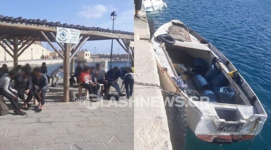 ΝΕΑ "ΚΑΡΑΒΙΑ" ΜΕΤΑΝΑΣΤΩΝ ΣΤΗ ΓΑΥΔΟ: 21 ΑΤΟΜΑ ΣΤΟΙΒΑΧΤΗΚΑΝ ΣΕ ΒΑΡΚΑΚΙ ...